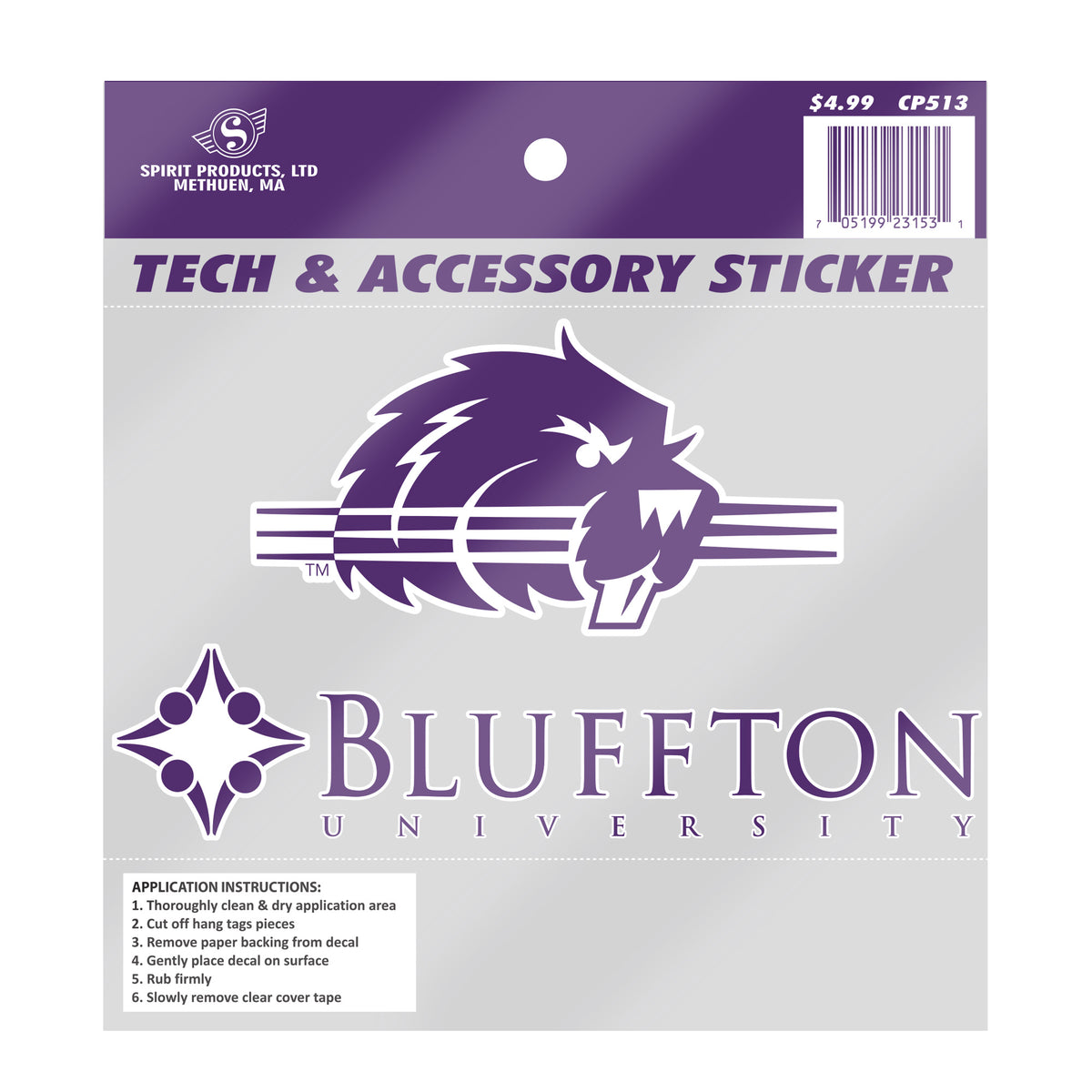 Large Tech Accessory Sticker, Full Color – Bluffton Campus Store